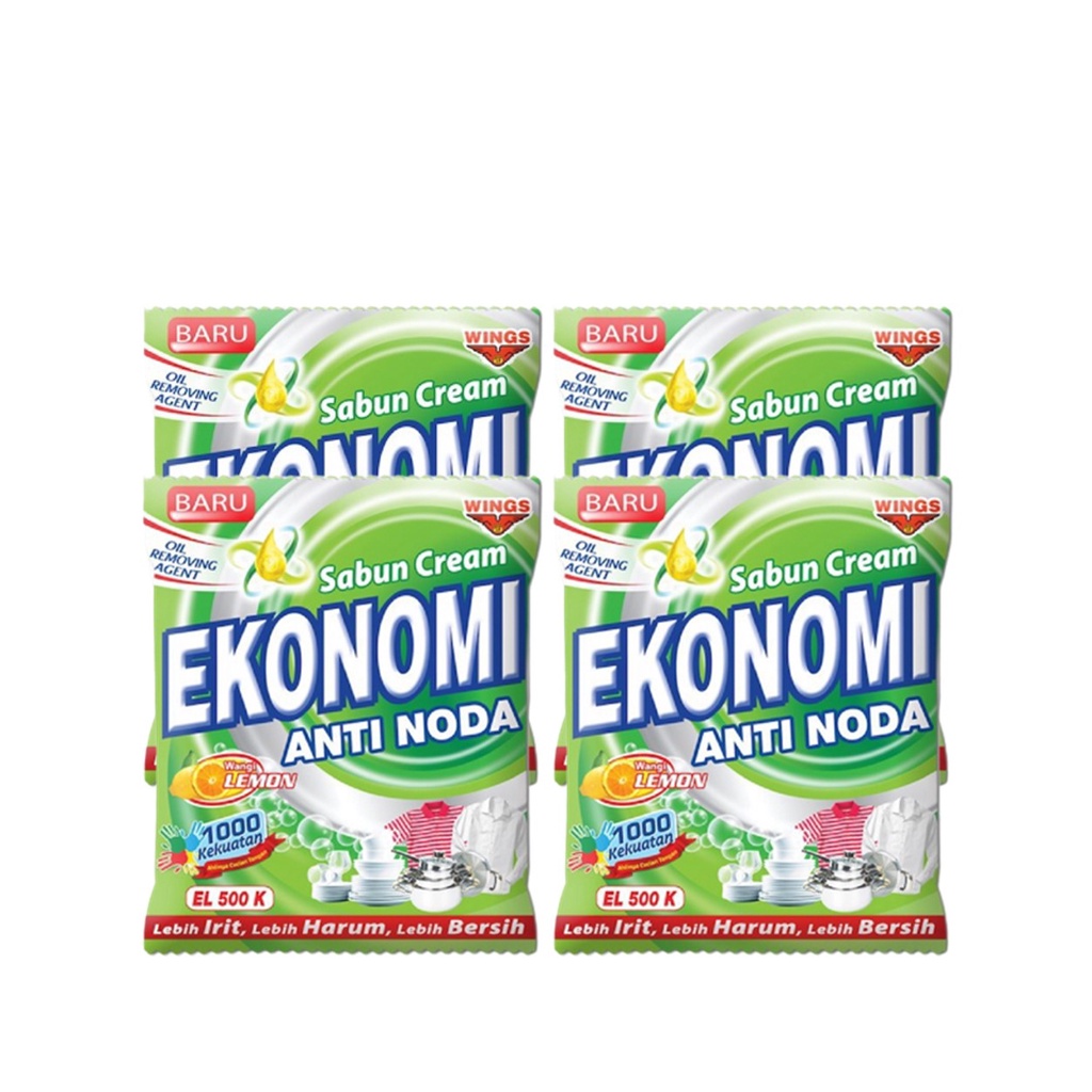 Jual Ekonomi Deterjen Krim Lemon 4 x 380 gr | Shopee Indonesia
