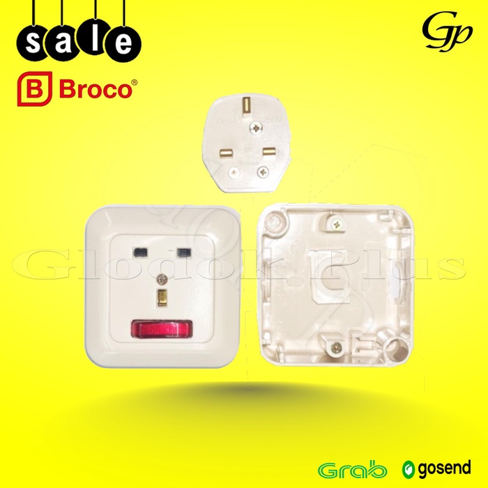 Jual Stopkontak AC split Set Broco stop kontak listrik | Shopee Indonesia