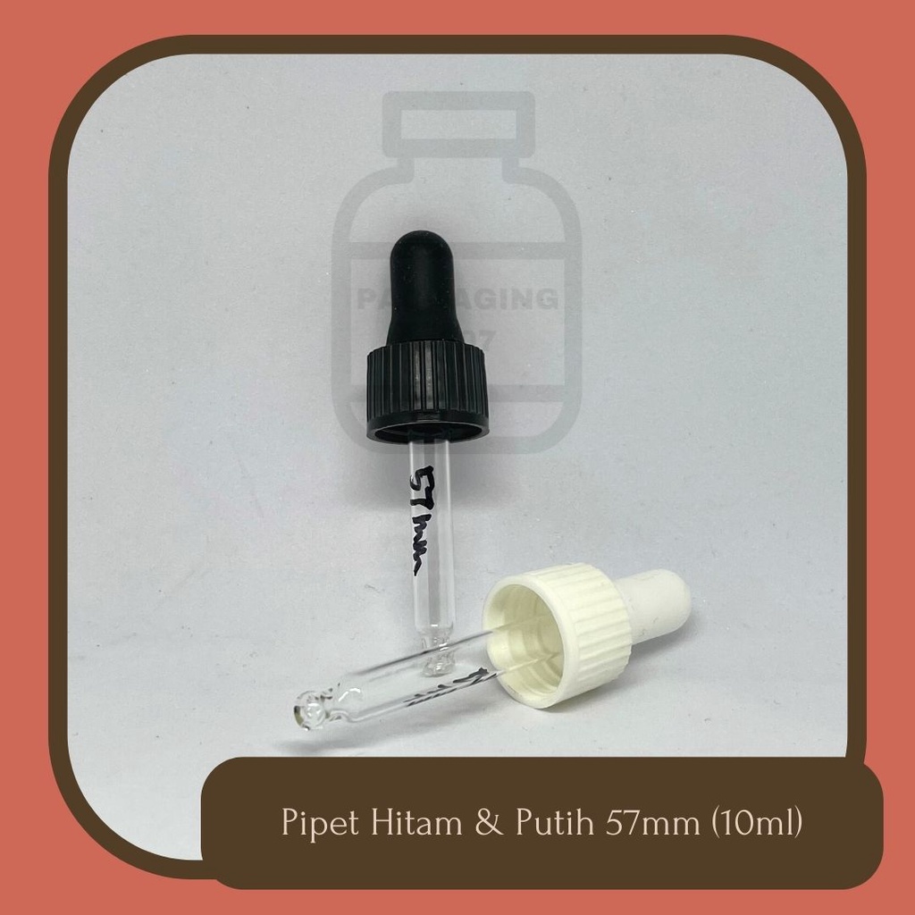 Jual Pipet Kaca Segel / Pipet Serum / Tutup Botol Pipet 57mm (10ml ...