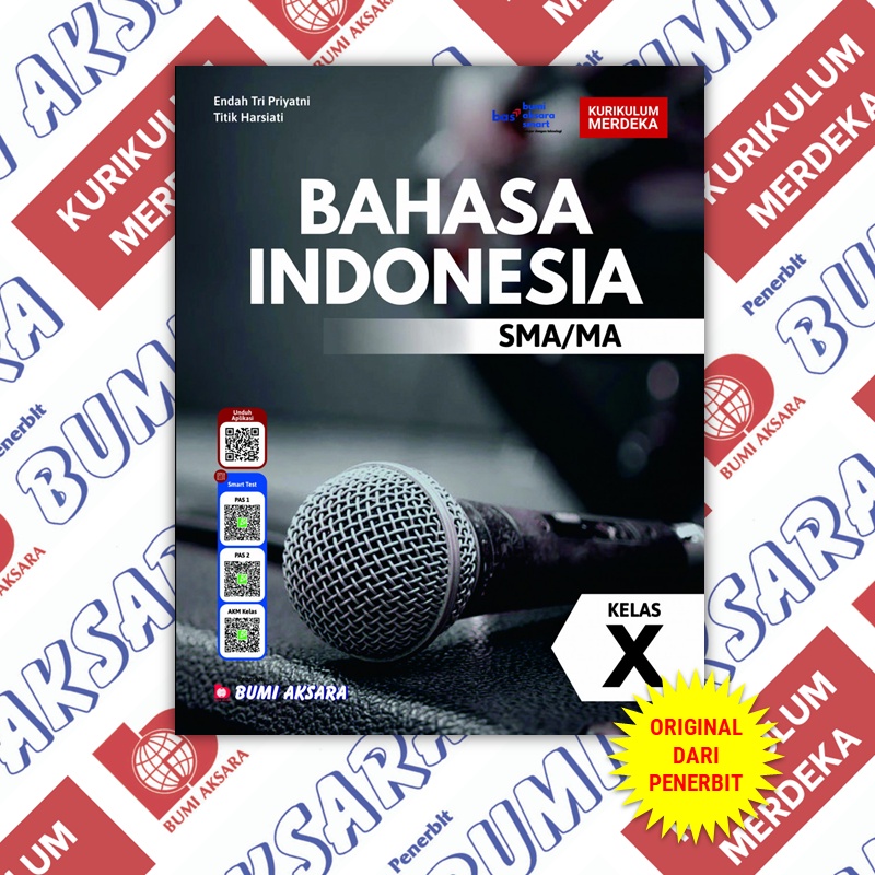 Jual Bahasa Indonesia Kelas X SMA Kurikulum Merdeka Bumi Aksara ...