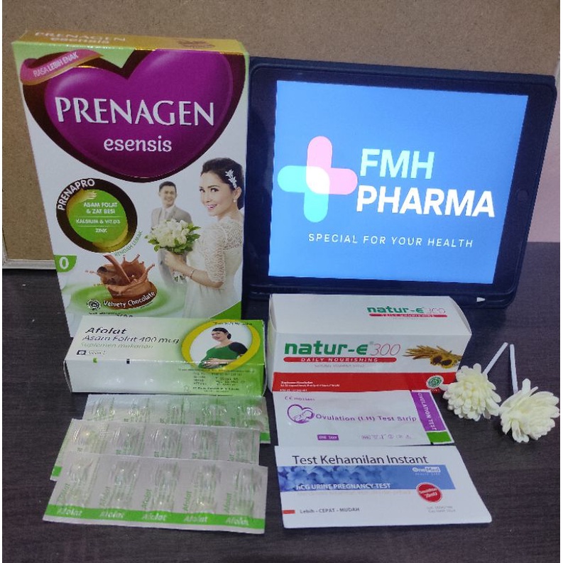 Jual PROMIL PRENAGEN ESENSIS 360 gr NATUR-E AFolat Paket Program Hamil ...