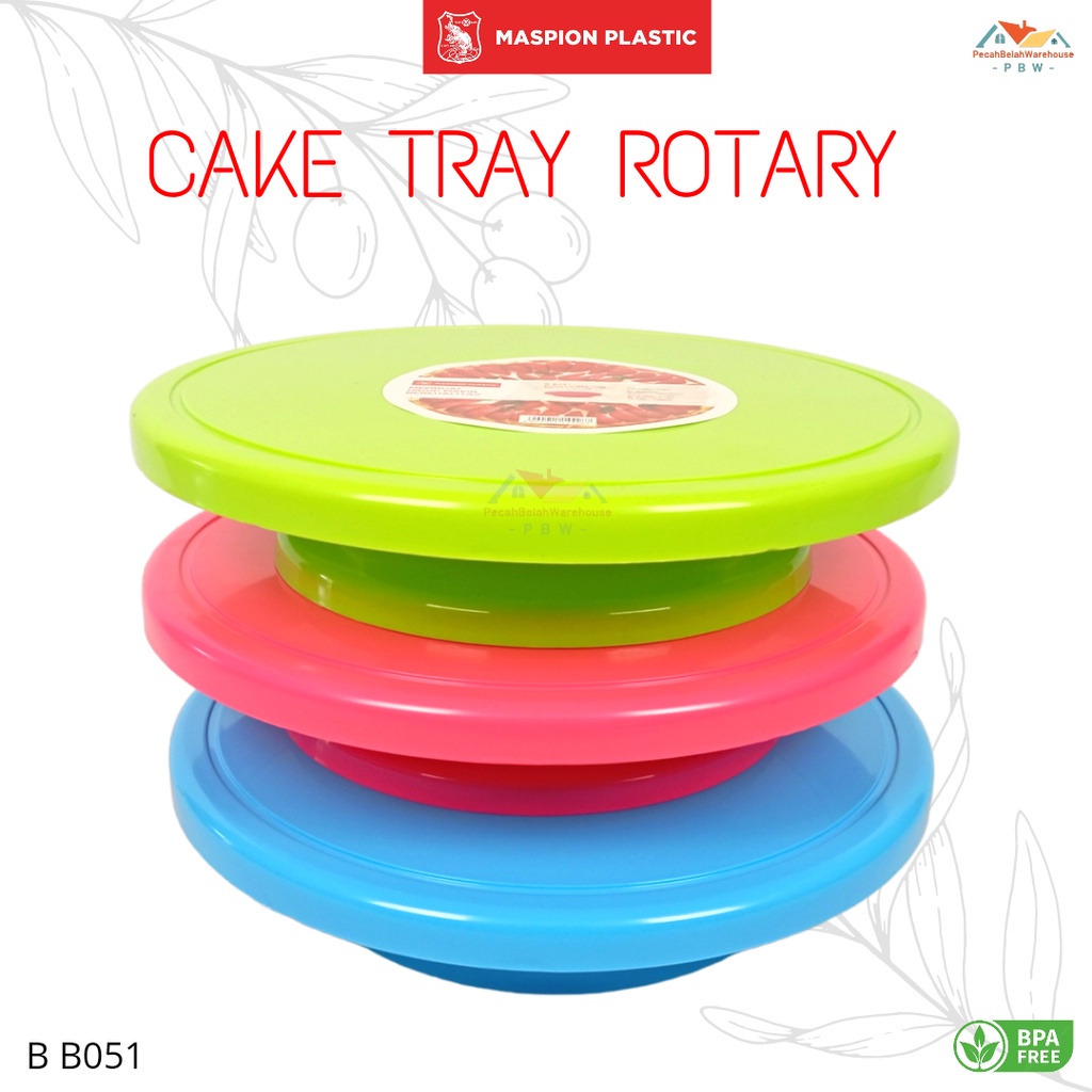 Jual Meja Putar Penghias Kue / Baki Penyaji Putar / Cake Tray Rotary B ...