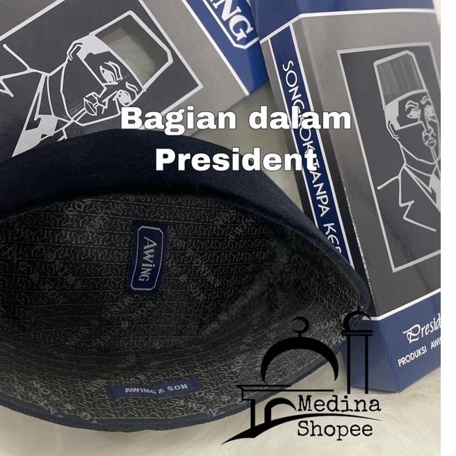 Jual Model Baru Songkok / Peci AWING ORIGINAL President bukan AC ...