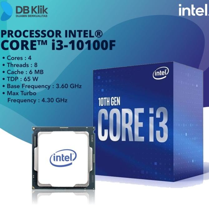 Jual Processor Intel Core I3-10100F Box Lga1200 - Proc Intel Core I3 ...