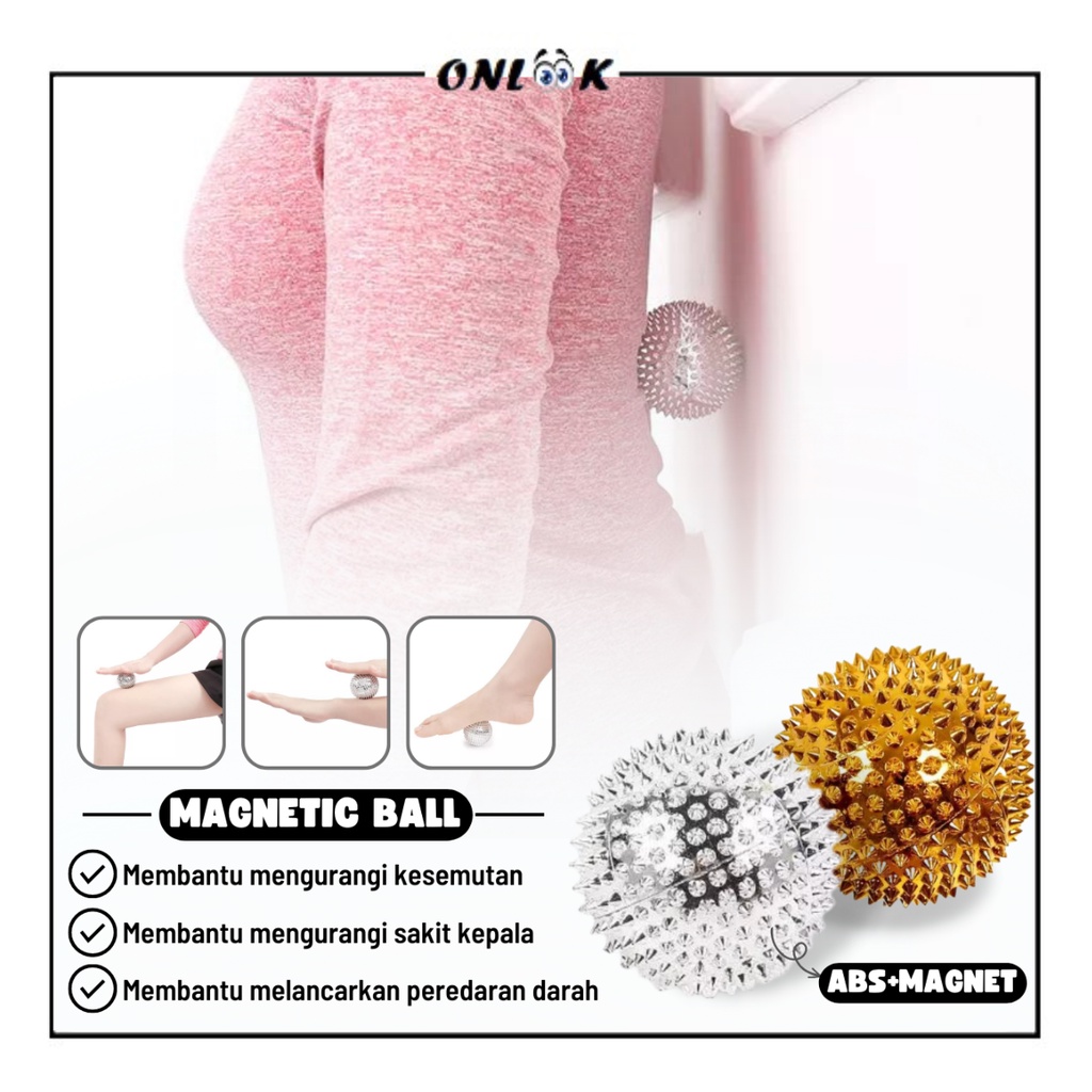 Jual Bola Duri Magnet Untuk Terapi Kesehatan / Spiky Magnetic Hand ...