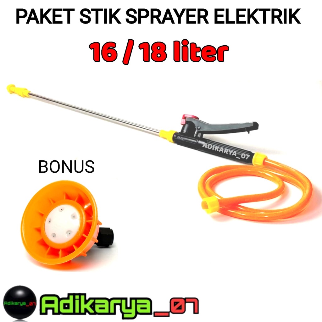 Jual PAKET KOMPLIT Stik + Handle + Selang Sprayer Elektrik Stik Sprayer ...