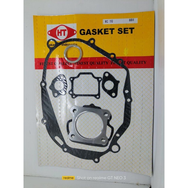 Jual RC110 / Crystal / Tornado GS Gasket Pak Mesin Fullset Full set ...