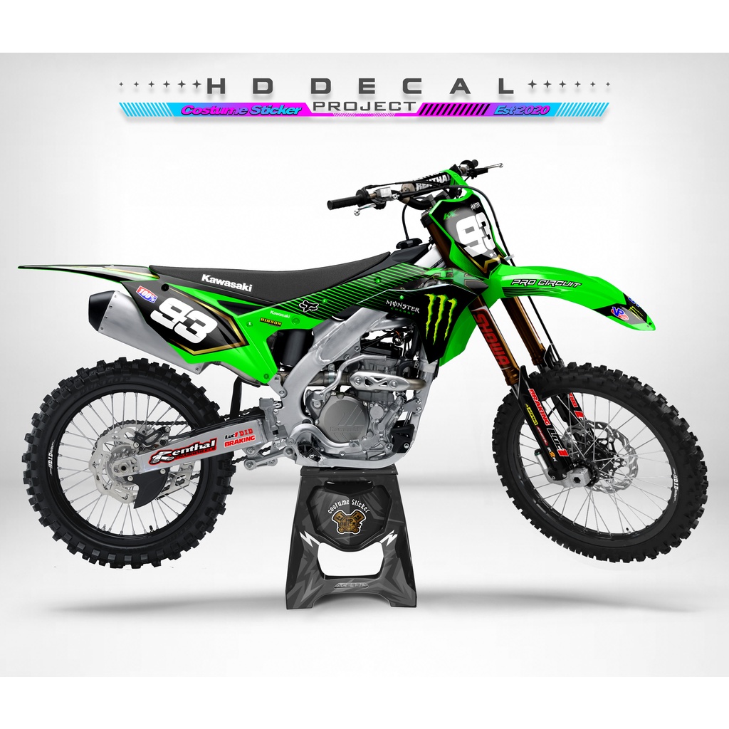 Jual DECAL KX 250 DECAL KXF DECAL KX 450 FULL BODY BEBAS REQUEST NAMA ...