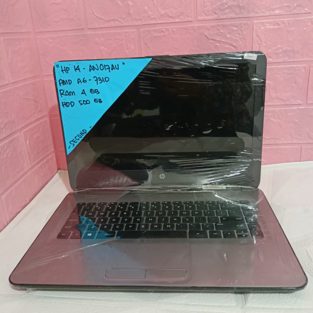 Jual HP 14-AN017AU AMD A6-7310 RAM 4 GB HDD 500 GB 14 INCH | Shopee ...