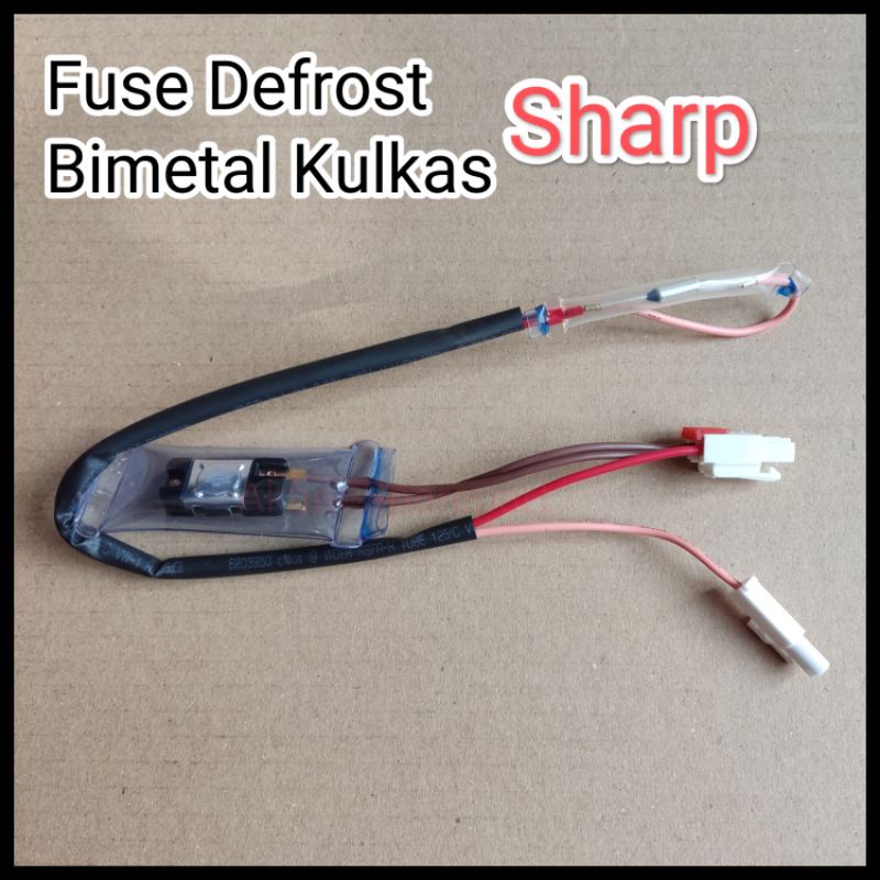 Jual Fuse Defrost Kulkas Sharp 2 Pintu Pius Bimetal Sharp Defross ...