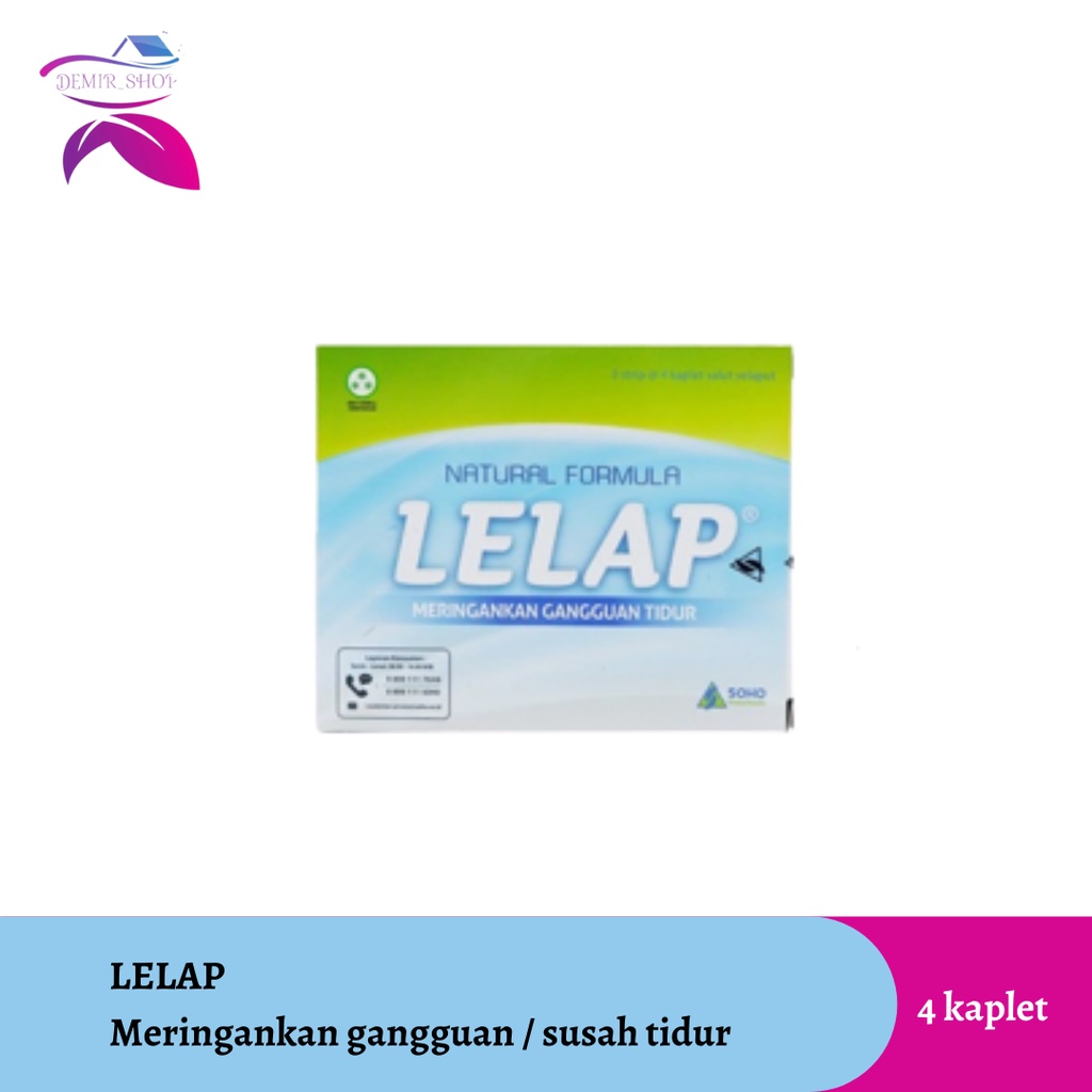 Jual Lelap Obat Tidur Strip 4 Kaplet Meringankan Gangguan Tidur ...