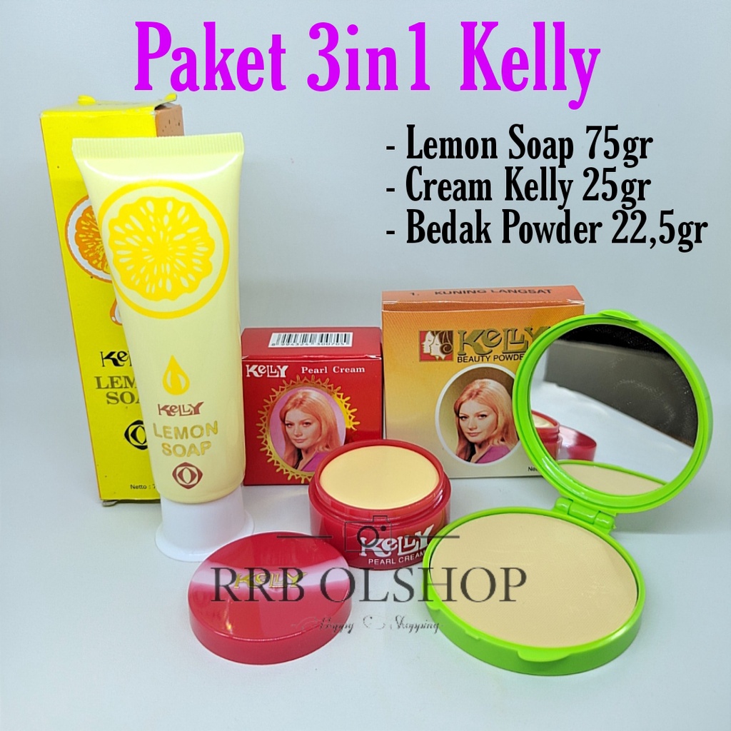 Jual RRB OLSHOP _ MURAH BPOM - Paket 3 IN 1 Kelly Kosmetik - Kelly ...