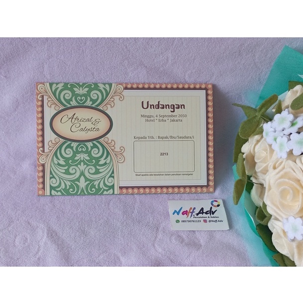 Jual Undangan Erba Type 2213 | Shopee Indonesia