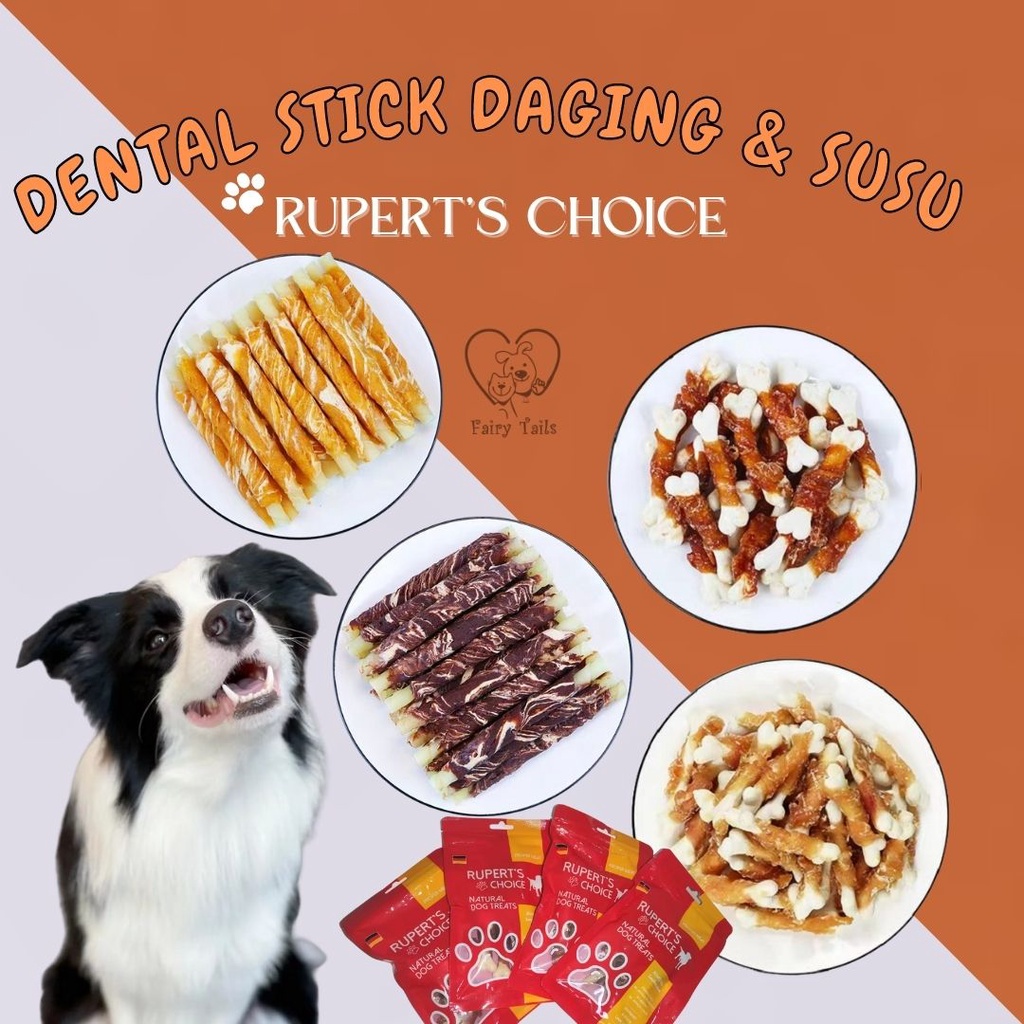 Jual Snack Daging dan Susu Segar Meat Roll Untuk Anjing / Cemilan Sehat ...