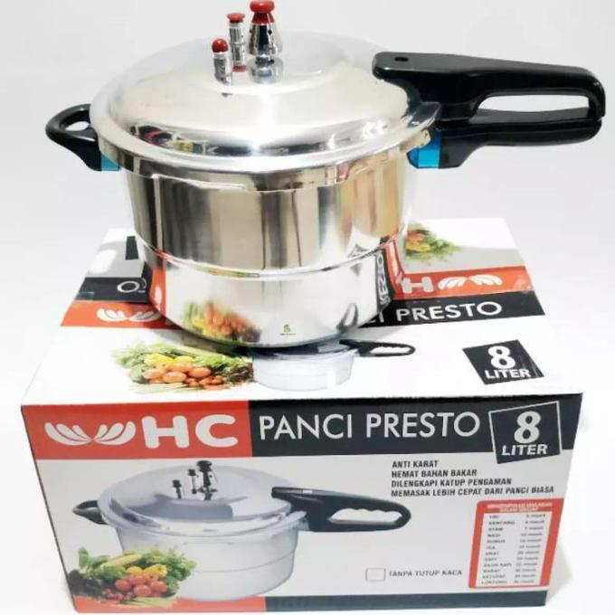 Jual Panci Presto Happy Call / HC Press Cooker 8 Liter (TANPA KACA) | Shopee Indonesia