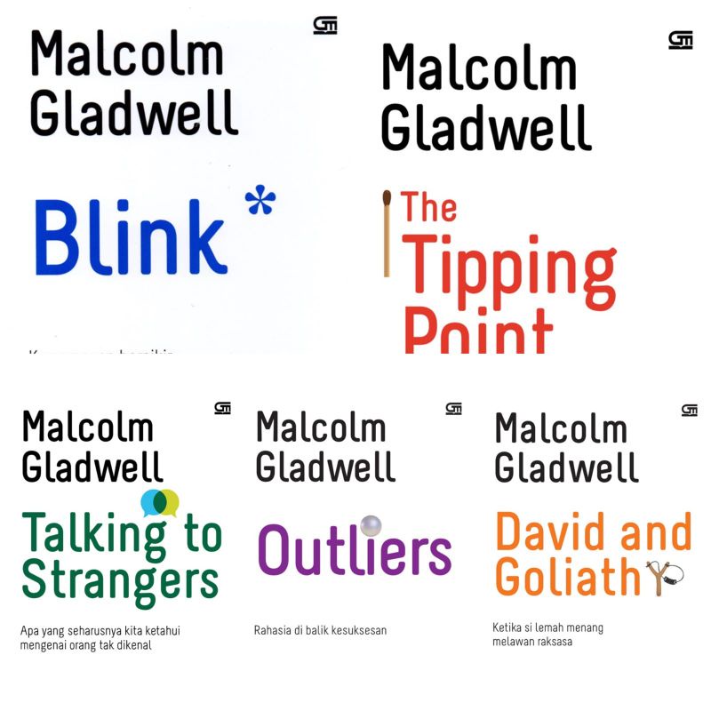 Jual (Best Seller) (Original, Segel) Buku Blink, Outliers, The Tipping ...