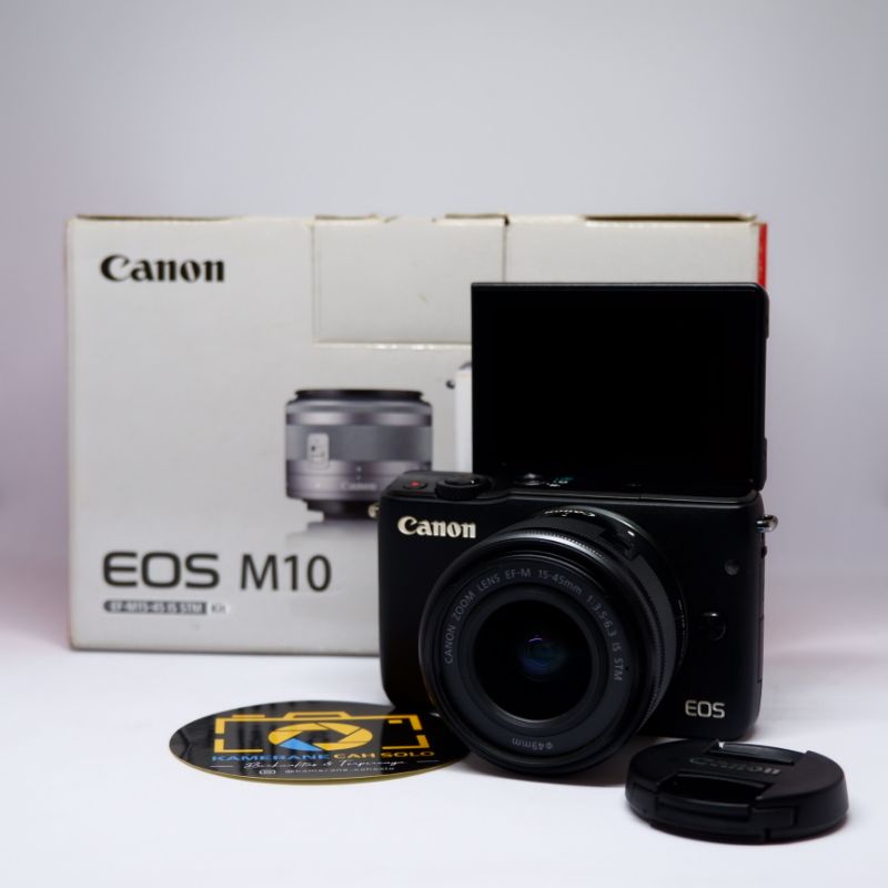 Jual canon m10 kit murah lengkap box | Shopee Indonesia
