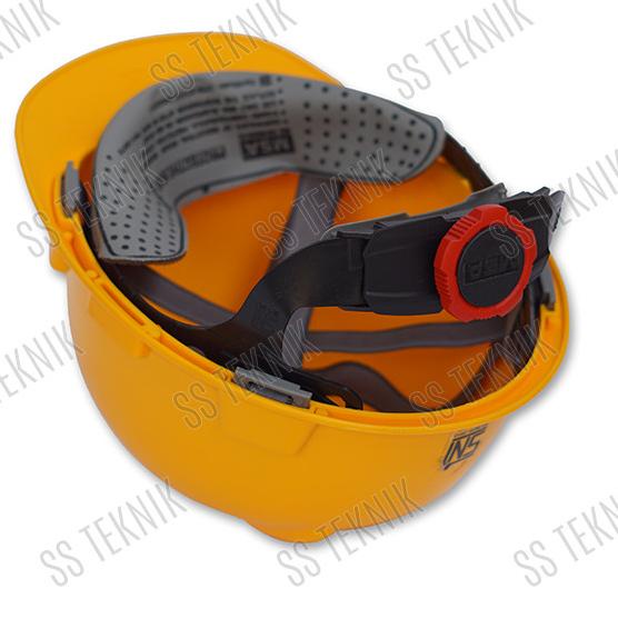 Jual HELM MSA LOKAL + FASTRACK berlogo SNI - Kuning | Shopee Indonesia