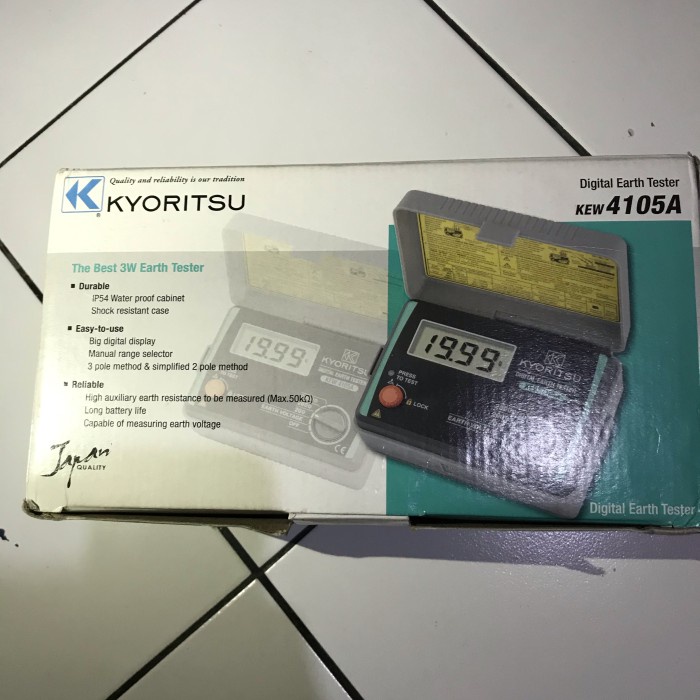 Jual Kyoritsu 4105A / grounding tester 4105A | Shopee Indonesia