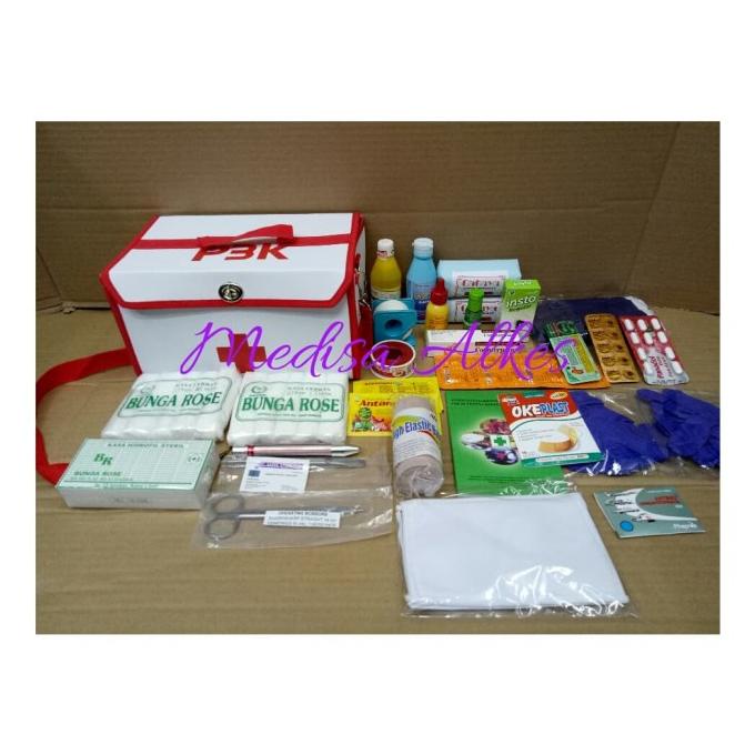 Jual paket p3k super komplit / p3k mobil + isi lengkap / obat p3k ...