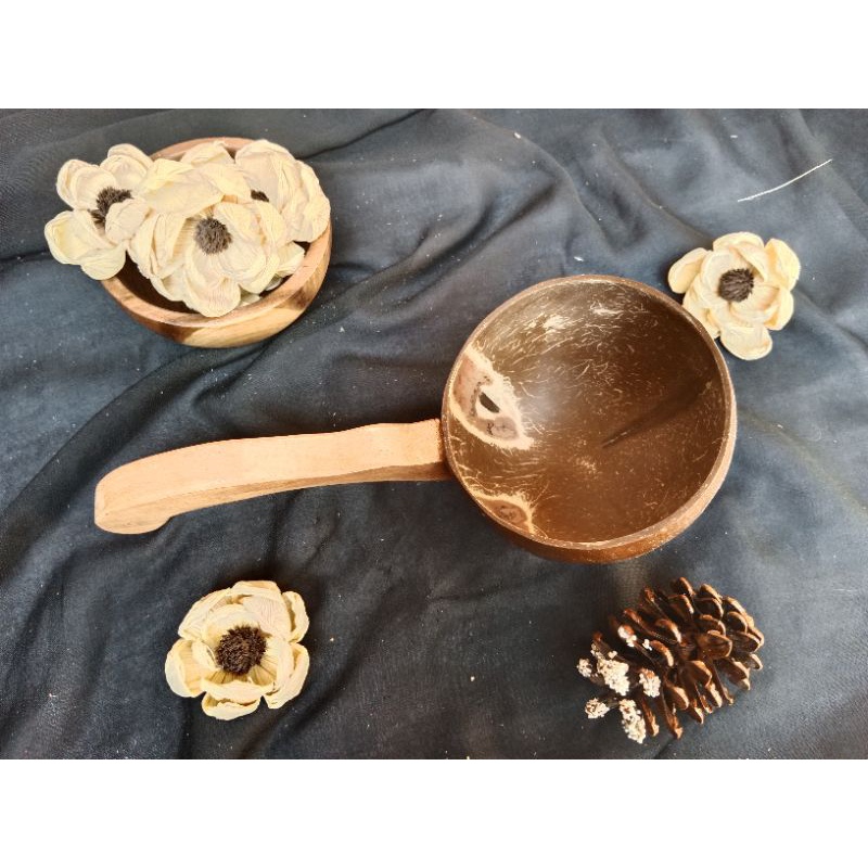 Jual Siwur Batok Kelapa/Gayung Batok Kelapa/Kerajinan Batok Kelapa ...