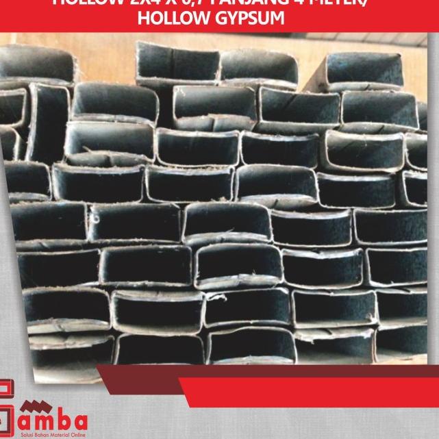 Jual HOLLOW 2X4 X 0,7 PANJANG 4 METER / HOLLO GYPSUM | Shopee Indonesia
