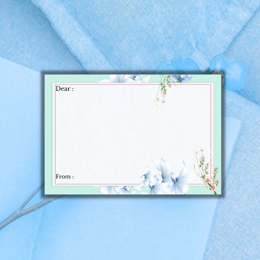 Jual KARTU UCAPAN KOSONG | GREETING CARD | BLANK CARD (MINIMAL ORDER 1 ...