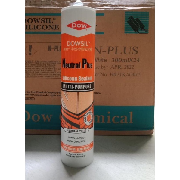 Jual DOWSIL NEUTRAL PLUS SILICONE SEALANT - WHITE 300ML | Shopee Indonesia