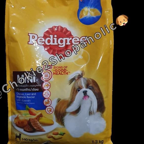 Jual PEDIGREE Mini Makanan Anjing Ras Mini Chicken and Vegetable 1,3 kg ...