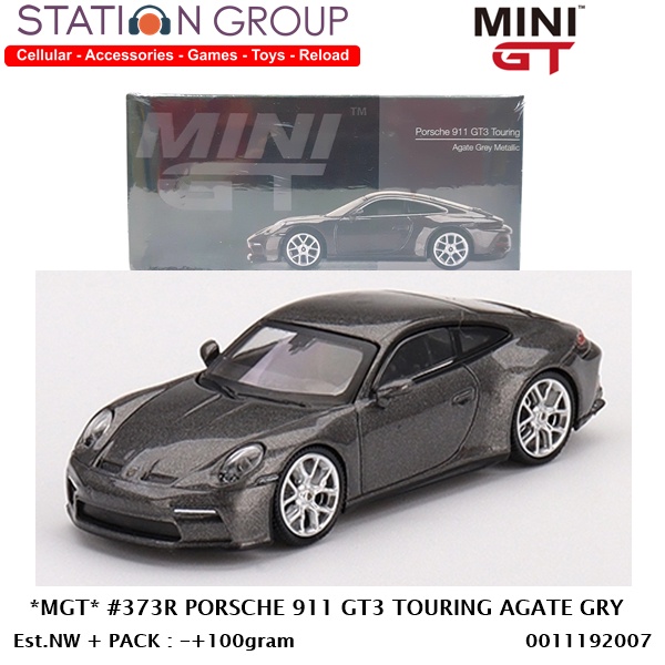 Jual MINI GT #373R PORSCHE 911 GT3 TOURING AGATE GREY - DIECAST ...