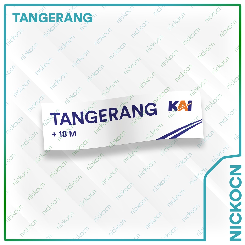 Jual Stiker Stasiun KAI 2020 | Shopee Indonesia