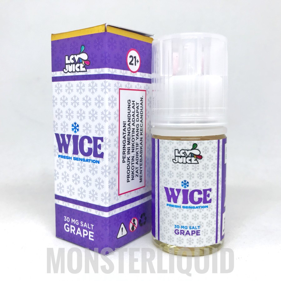 Jual SALT LCV JUICE WICE GRAPE BY KING BREWERY 30MG 30ML | Shopee Indonesia