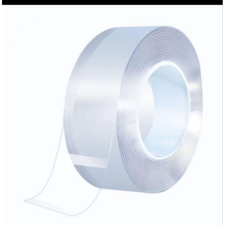 Jual NANO DOUBLE TAPE MAGIC BENING TRANSPARANT 3M X 2CM X 1MM | Shopee ...
