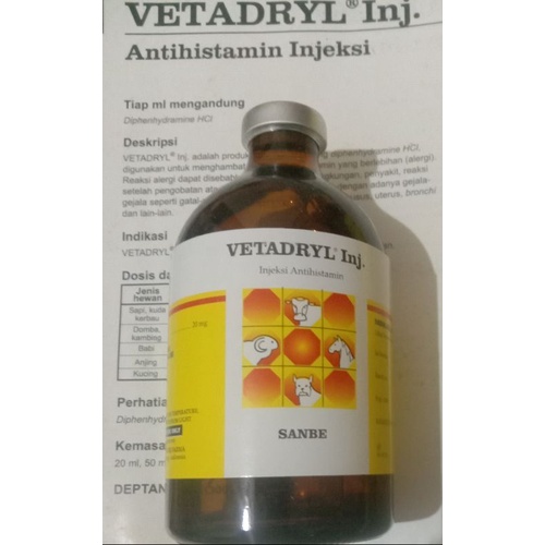 Jual VETADRYL-INJ (PT. SANBE) | Shopee Indonesia
