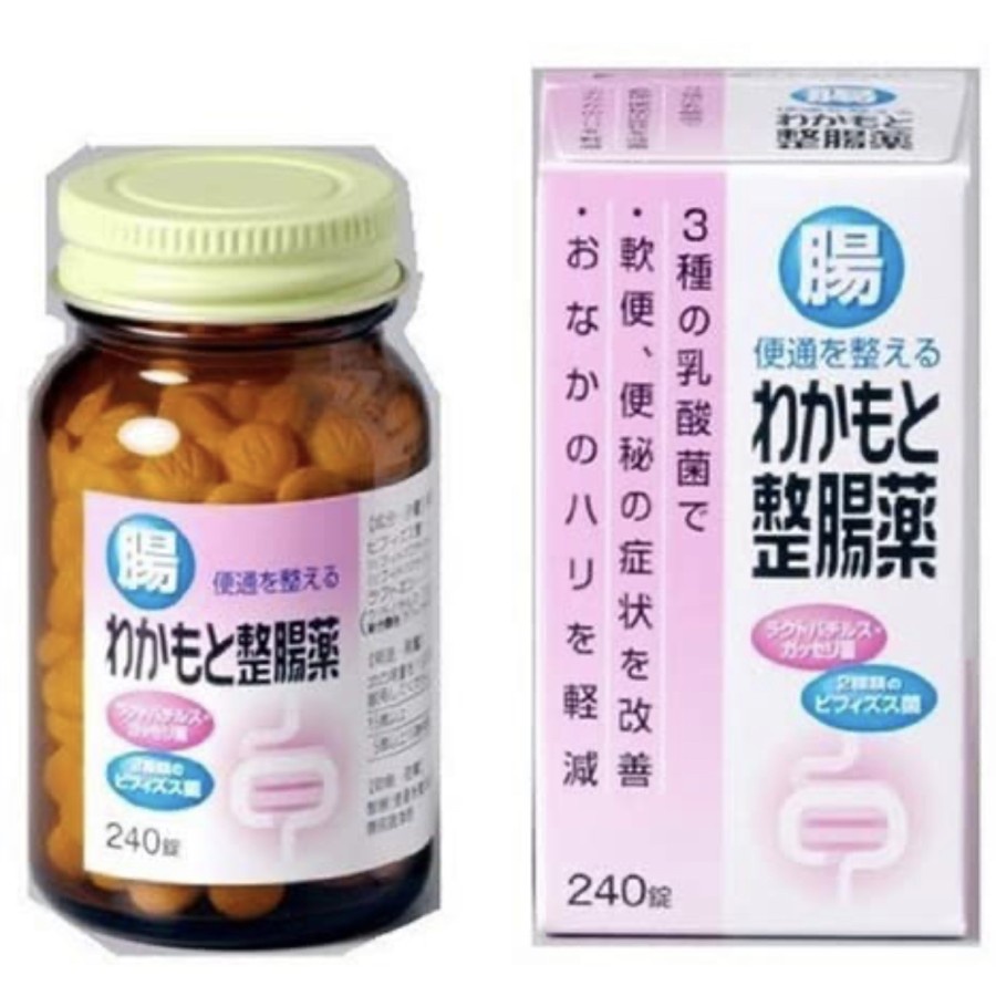 Jual Wakamoto Pink Seichoyaku Intestinal Medicine Probiotic 240 pills ...
