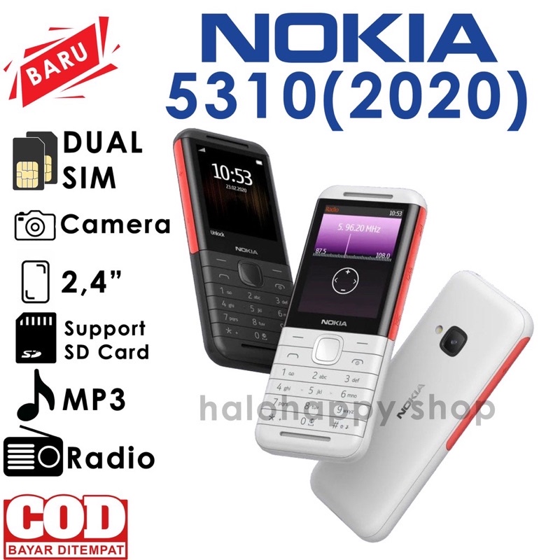Jual Nokia 5310 (2020) kamera Dual SIM | Shopee Indonesia