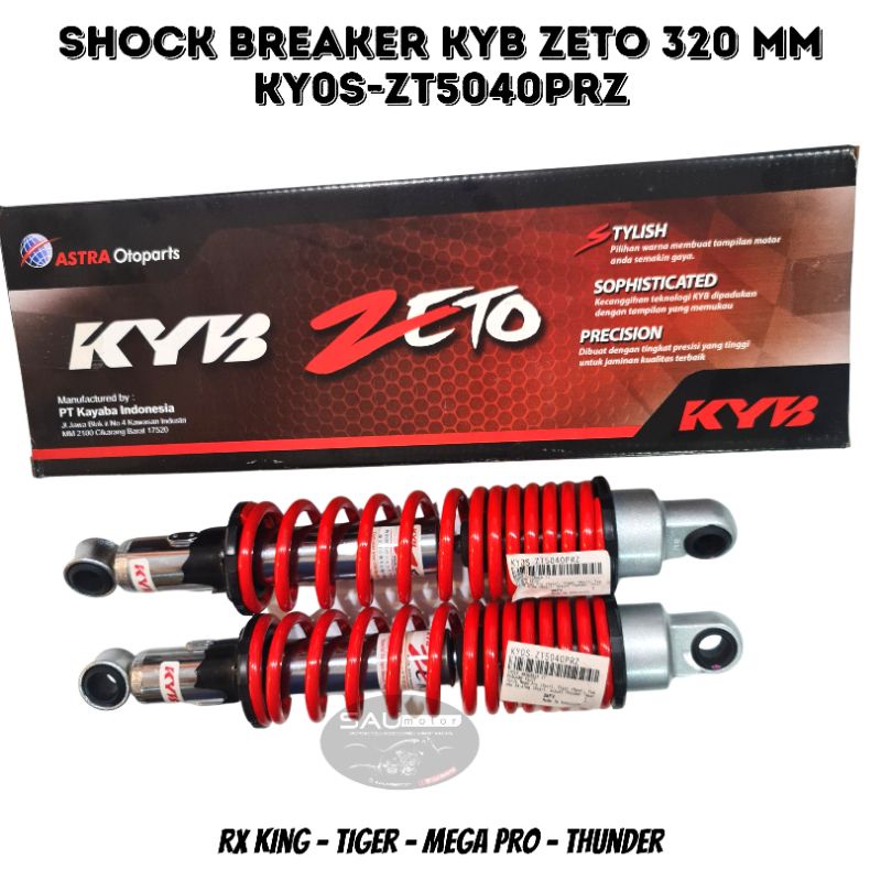 Jual Saumotor Shock Breaker Kayaba Zeto Zt5040 Rx King Mega Pro 320 Mm Original Kyb | Shopee ...