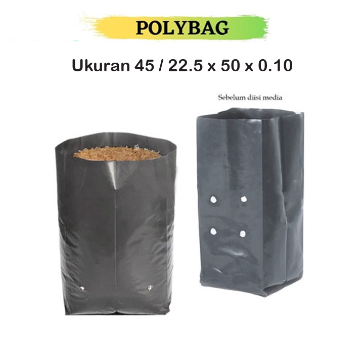 Jual Plastik POLYBAG polibag semai tanaman ecer satuan KECIL SEDANG ...
