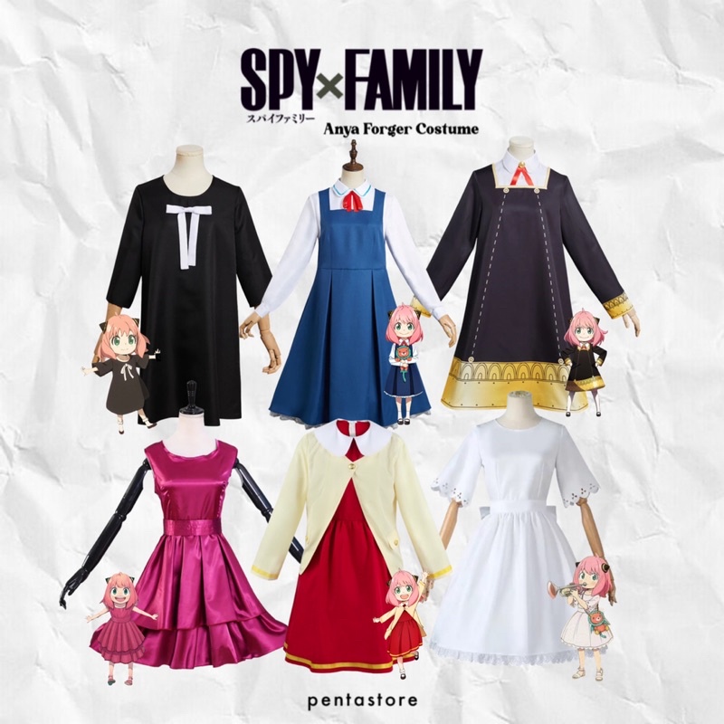Jual Anya Forger Spy x Family Costume ⋆ Kostum Cosplay Anime | Shopee ...