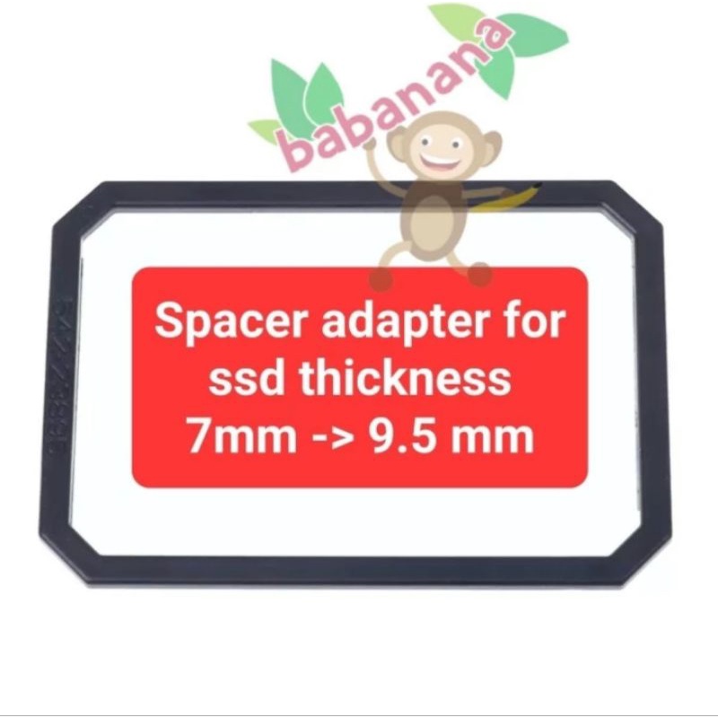 Jual SSD SPACER BRACKET ADAPTER 7MM to 9.5MM PENAMBAH KETEBALAN HDD ...