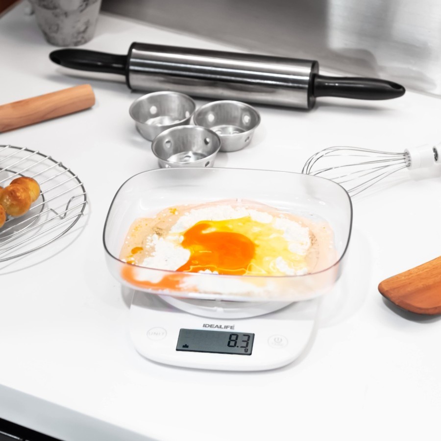 Jual Idealife Digital Kitchen Scale 5 Kg + Bowl IL - 210C Timbangan ...