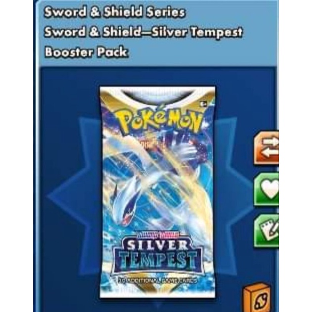 Jual PTCGO Booster Pack Silver Tempest (trade in game) | Shopee Indonesia