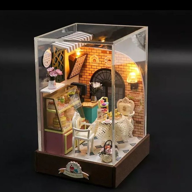 Jual DIY Miniatur Rumah Mini DIY Miniature House Doll Rumah Boneka ...