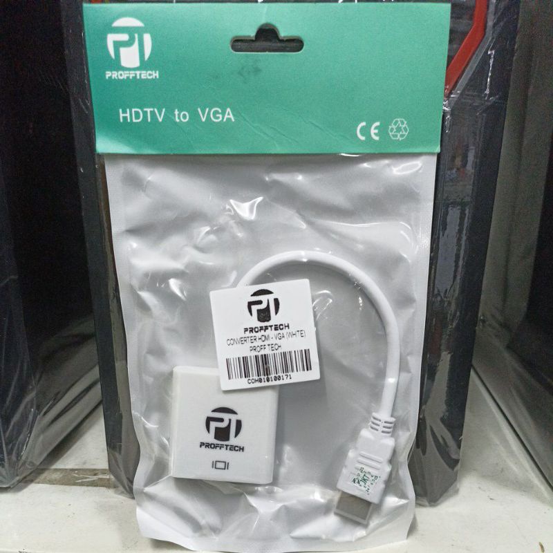Jual Converter Hdmi to VGA ProffTech Kabel HDMI Male to VGA Female Cable | Shopee Indonesia