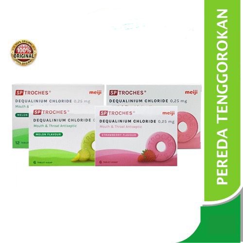 Jual SP troches meiji Tablet hisap tenggorokan 6 tablet/12 tablet ...