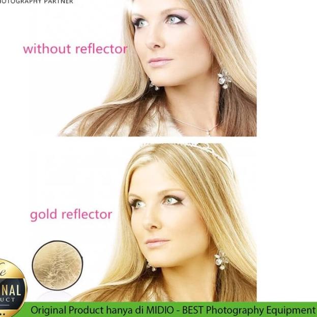 Jual Reflektor Studio Foto 2in1 Midio Diameter 80cm | Shopee Indonesia