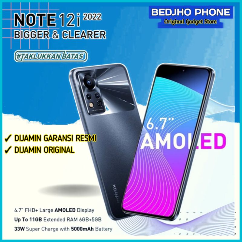 Jual Infinix Note 12i 2022 6/128GB Garansi Resmi | Shopee Indonesia