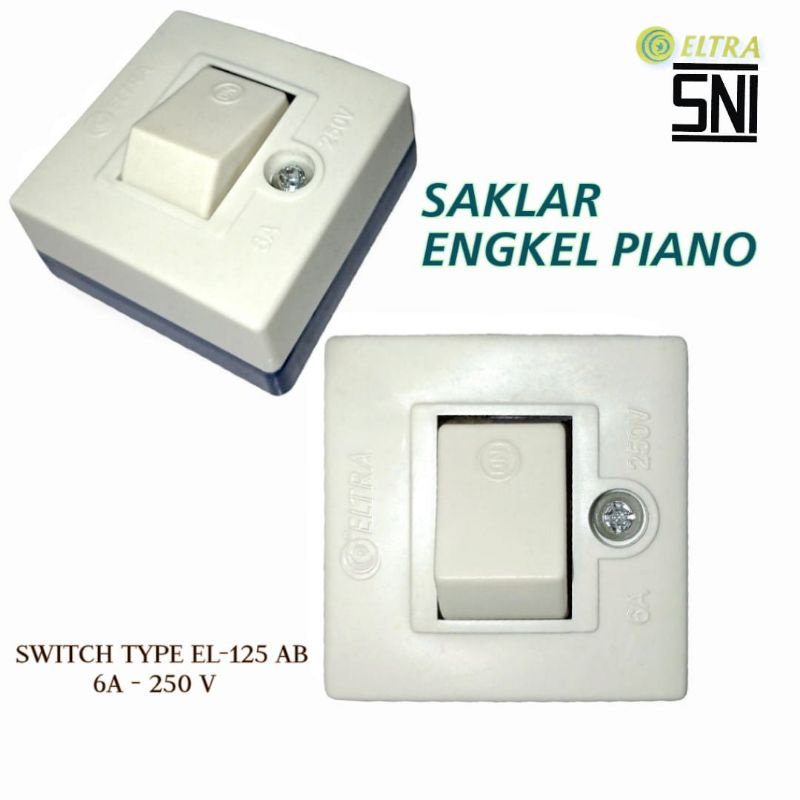Jual Sakelar Tempel Mini ELTRA - Saklar Engkel Tunggal - Switch Lampu ...
