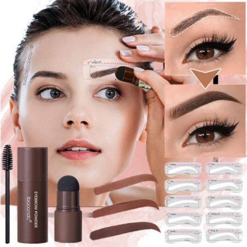 Jual Cetakan Alis Instan Bedak Alis Eyebrow Powder Ibcccnd Eyebrow ...