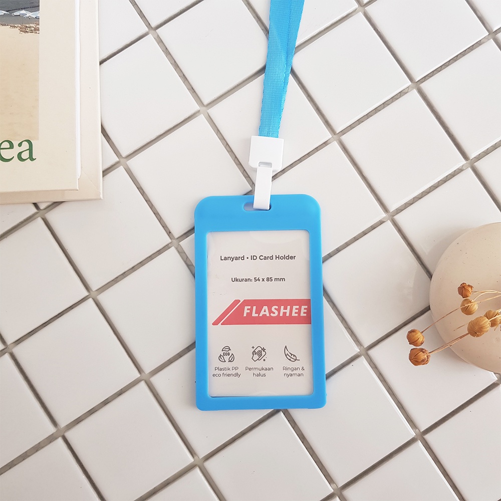 Jual Name Tag PP ID Card Holder PP Lanyard PP Gantungan Kartu Nama ...
